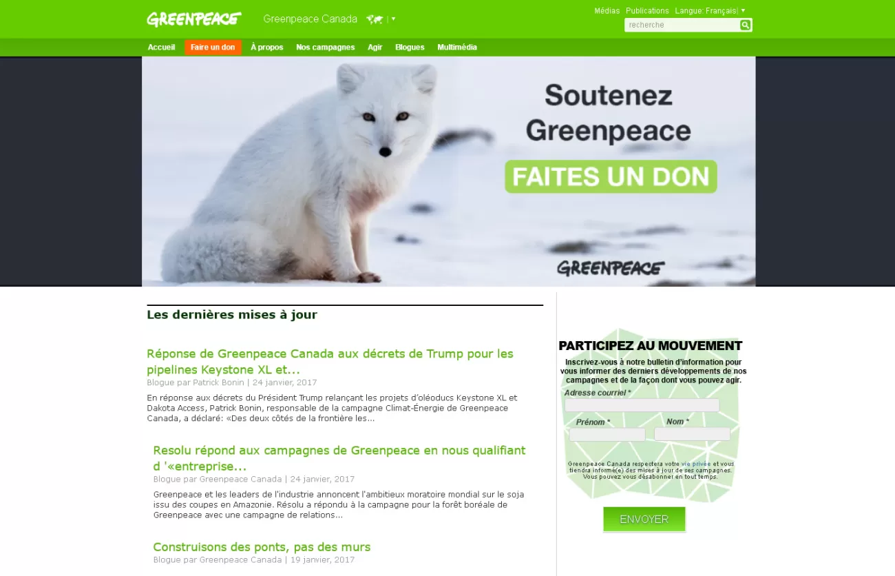 Greenpeace Canada | Mediameriquat